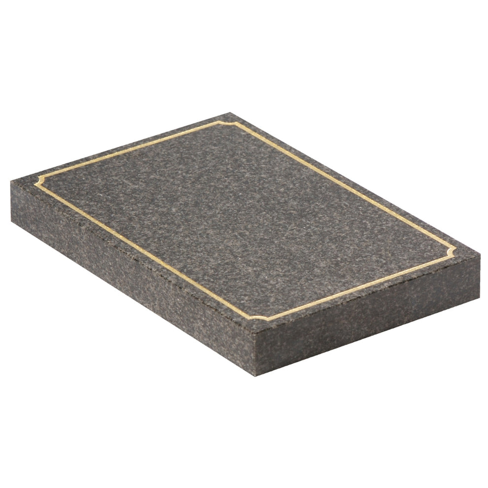 Memorial Tablet With Gold Pin Line Design | WG246 – A. Clarke Memorials