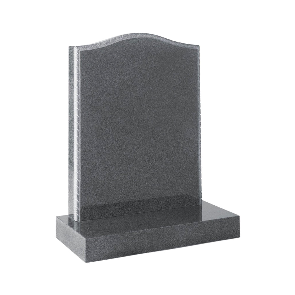 Ogee Headstone With Rope Effect Edges – A. Clarke Memorials